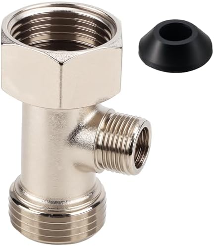 Bidet T Adapter, 7/8"x7/8"x3/8" 3 Way Adapter or Tee Connector with ...