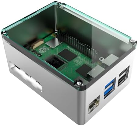 Amazon.com: ElectroCookie Raspberry Pi 5 Case, Aluminum Mini Tower Case ...