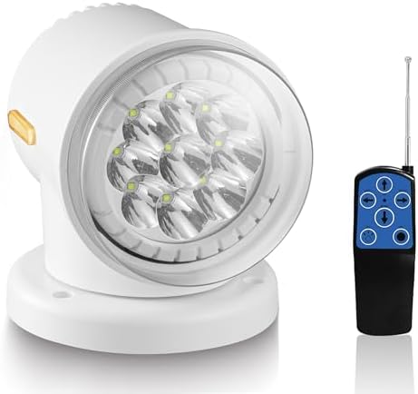 Amazon.com: Remote LED Spotlight for Trucks, Auto Home-Position 360 ...