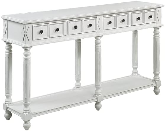 Amazon.com: LUMISOL Long Console Table Entryway Table, 58" Retro Sofa ...