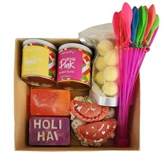 Sciian Holi Gift Hampers with Gulal | Holi Balloon Packet | Holi ...