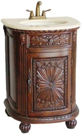 25" Petite Powder Room Charito Bathroom Sink Vanity - Model Q083 ...