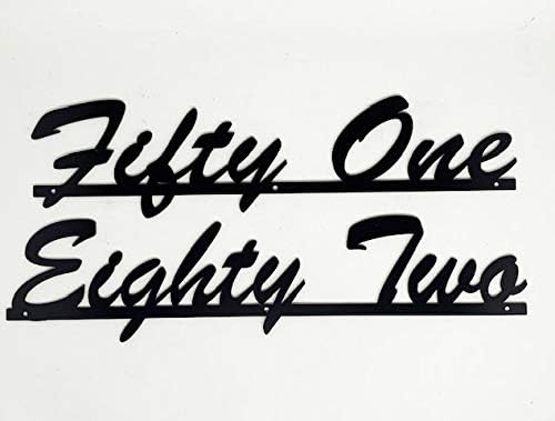 Amazon.com: Comfort House Acrylic Plastic Cursive Script House Number ...