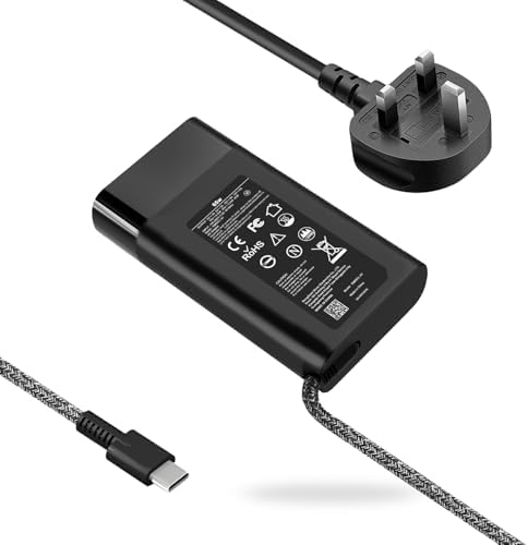 New Slim 65W USB C Laptop Charger Replacement for HP Spectre X360 ...