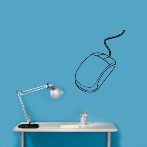 Amazon.com: Housewares Vinyl Decal Computer Mouse Geek Design Home Wall ...