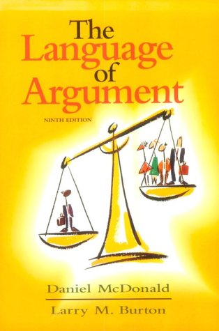 The Language of Argument: McDonald, Daniel: 9780321019370: Amazon.com ...