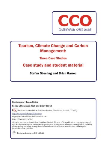 Amazon.co.jp: Tourism, Climate Change and Carbon Management: Three Case ...