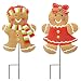 Amazon.com: Hourleey 2 Pack Christmas Metal Stakes, 24.8 inch ...