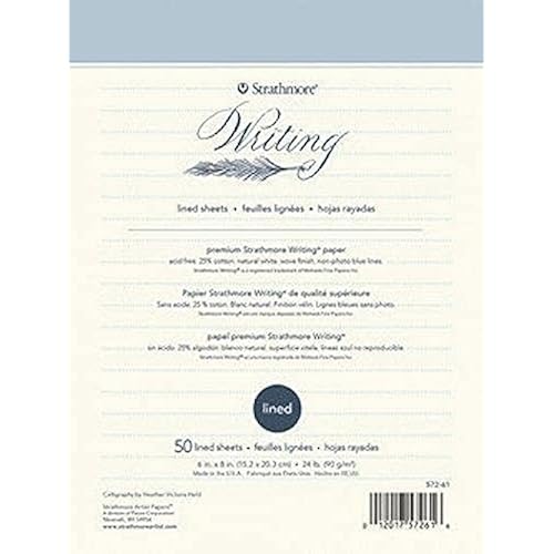 Snapklik.com : Strathmore 500 Series Lined Writing Paper Pad, 6x8 ...
