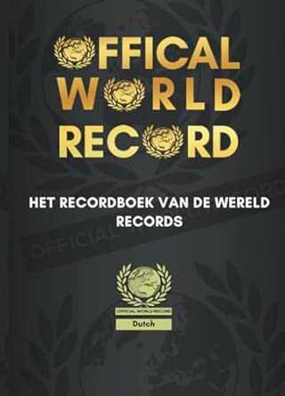 Amazon.com: HET RECORDBOEK VAN WERELDRECORDS -. THE RECORD BOOK OF ...