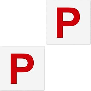 Pack of 2 Fully Magnetic P Plates for New Drivers,YEESON Learning ...