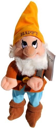 Amazon.com: Disney Happy - Snow White Dwarf Mini Bean Bag Plush : Toys ...