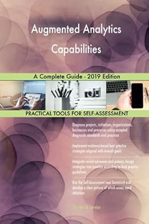 Buy Augmented Analytics Capabilities A Complete Guide - 2019 Edition ...