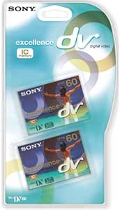 Sony 2 Pack 60min DVM Excellence "IC Chip" on Blister: Amazon.co.uk ...