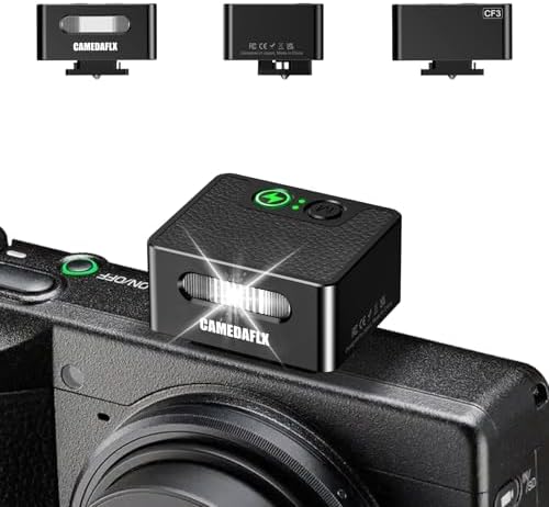 Amazon.com : CAMEDAFLX Mini Camera Flash-CF3 Manual Mini Flash,GN5 ...