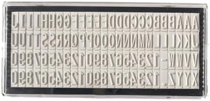 ZYNCUE DIY Rubber Type Stamp Set with 3mm, 4mm, 6.4mm Changeable ...
