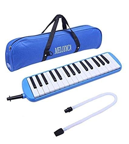 CrazyBuy 32 Key Blow Piano Portable with Carrying Bag, Short and Long ...