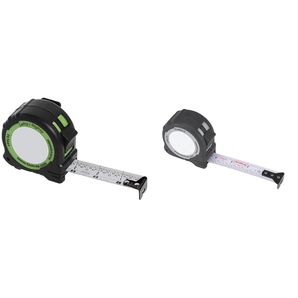 FastCap PSSR-16 16 Foot Pro Carpenter Standard Reverse Measuring Tape ...