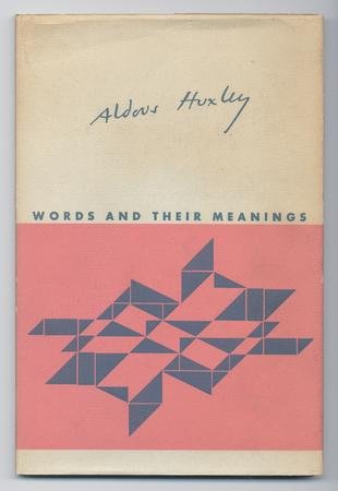 Words and their meanings: Huxley, Aldous: Amazon.com: Books