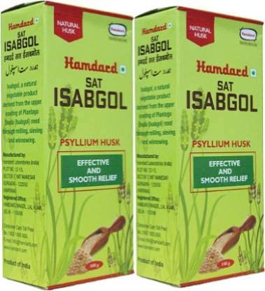 Hamdard Sat Isabgol Psyllium Husk (PACK OF 2) (Pack of 2) : Amazon.in ...
