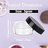 Amazon.com: 5 Gram Sample Containers with Lids, 50 Count 5ML Sample ...