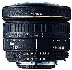 Sigma 8mm f/4 EX Circular Fisheye Lens for Sigma SLR Cameras : Amazon ...