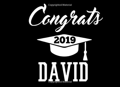 Congrats David: Graduation Cap Guest Signing Book For Party ...