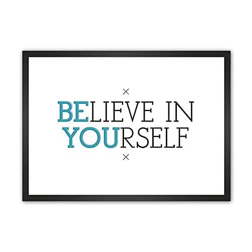 Amazon.com: BElieve in YOUrself Mental Health Counselor Therapy Poster ...