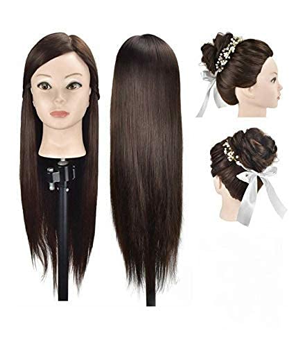 D-DIVINE Saloon Use Hair Dummy For Hair Styling, Practice/Cutting ...
