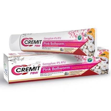 CREMIT PBW -for Pink Bollworm Management in Cotton- 125 g X 3 Tubes of ...