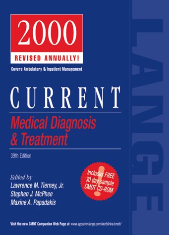 Current Medical Diagnosis and Treatment (Lange Medical Books) : Krupp ...