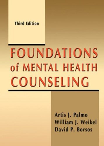 Amazon.com: Foundations of Mental Health Counseling: 9780398076054 ...