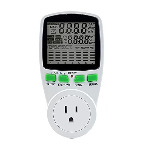 Buy US Digital LCD Energy watt Meter Wattmeter Wattage Electricity Kwh ...