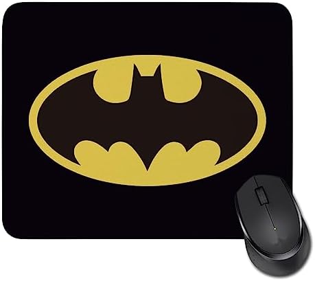 Amazon.com: Batman Classic Bat Shield Logo Low Profile Thin Rubber ...