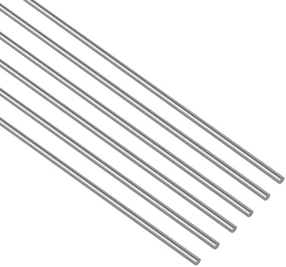 GEO Stainless Steel SS 304 Solid Rod 10mm Round x 1000mm (3 pcs) for ...