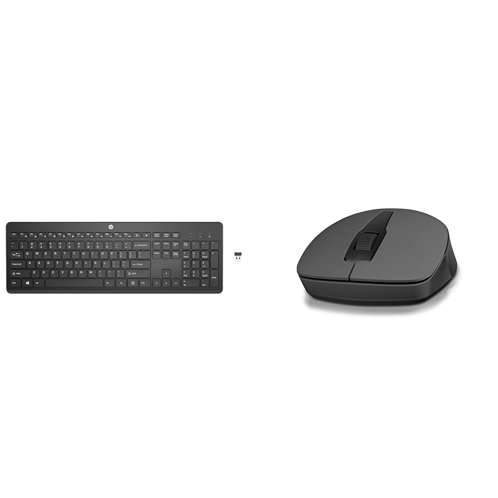 Amazon.in: Buy HP 230 Wireless Black Keyboard with 2.4GHz connectivity ...