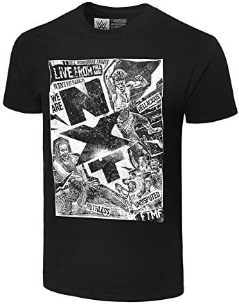 Amazon.com: WWE Authentic Wear NXT Live from Full Sail T-Shirt Multi ...