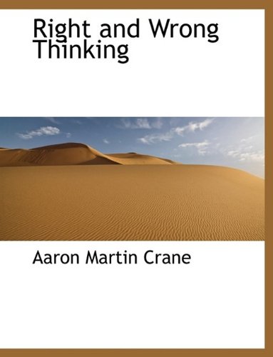 Buy Right and Wrong Thinking Book Online at Low Prices in India | Right ...
