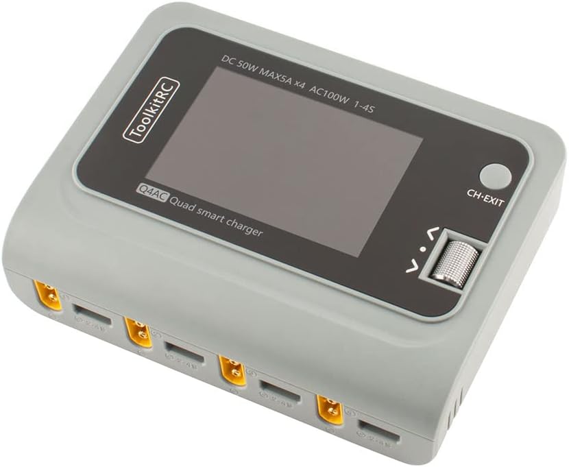 Amazon.com: HOTA F6 Battery Smart Charger - 250W 15A 1-6S 4 Channel DC ...