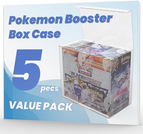 Amazon.com: HOUSYLOVE Booster Box Case (5pack) - Clear Storage Box for ...