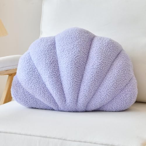 Amazon.com: Lfsaaj Seashell Throw Pillows, Shell Shaped Throw Pillows ...