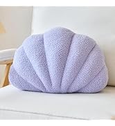Amazon.com: Lfsaaj Dusty Blue Seashell Throw Pillows, Shell Shaped ...