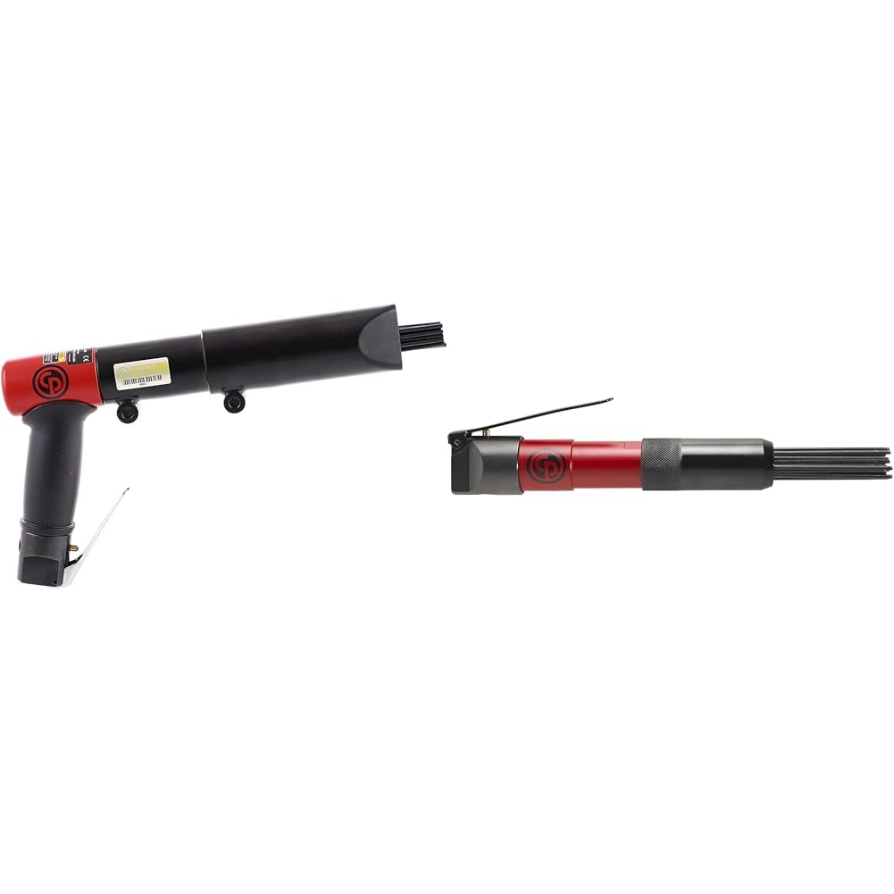 Chicago Pneumatic CP7125 Pistol Grip Needle Scaler & CP7115 Compact Air ...