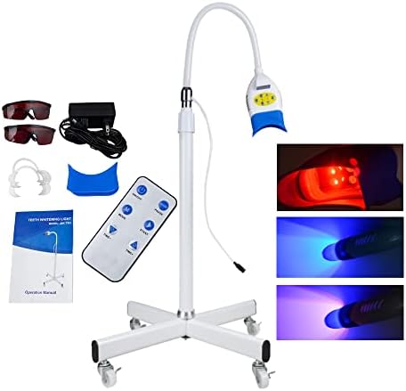 Amazon.com: 3 Colors Teeth Whitening Machine LED Light, Mobile 36W ...