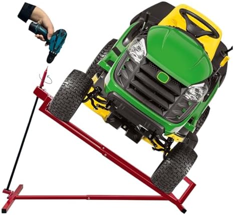 Amazon.com: Lawn Mower Lift Jack Upgraded - Lifting Platform 890 Lbs ...