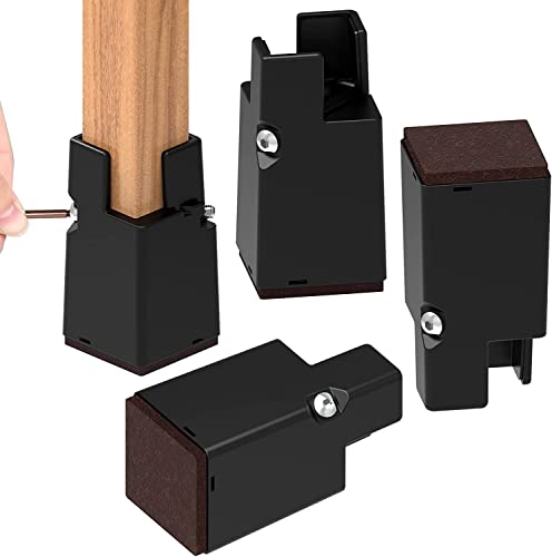 Ezprotekt Furniture Risers, Adjustable Chair Risers with Screw Clamp, 3 ...