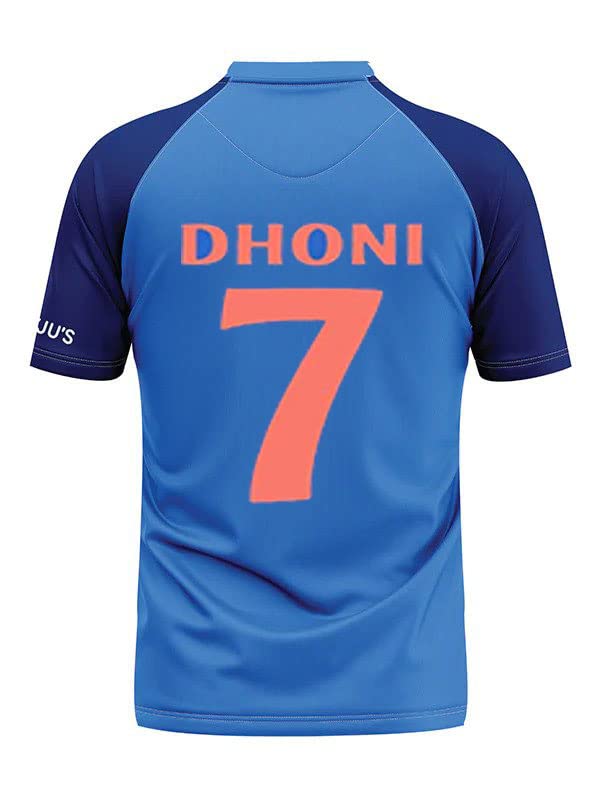 Cricket Jersey for Men Indian Cricket Jersey 23-24 DHONI 7 Jersey T20 5 ...
