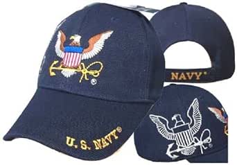 U.S. Navy Hat Military Navy Logo Embroidered Official Licensed Shadow ...