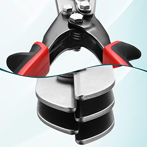 Snapklik.com : 5 Blade Sheet Metal Crimper, Hand Crimper HVAC Pipe ...