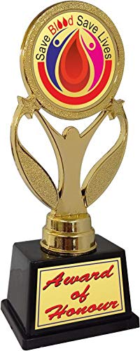 Small Size Blood Donate Super Shiny Plastic Trophies With Plastic ...